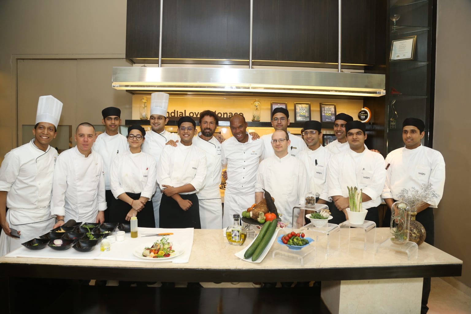 Chef Marcel Ravin's superb cuisine at Monaco Organic Food Festival in India