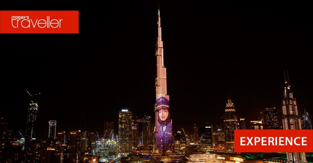 Etihad Airways lights up Burj Khalifa in Dubai with a dazzling 'Choose ...