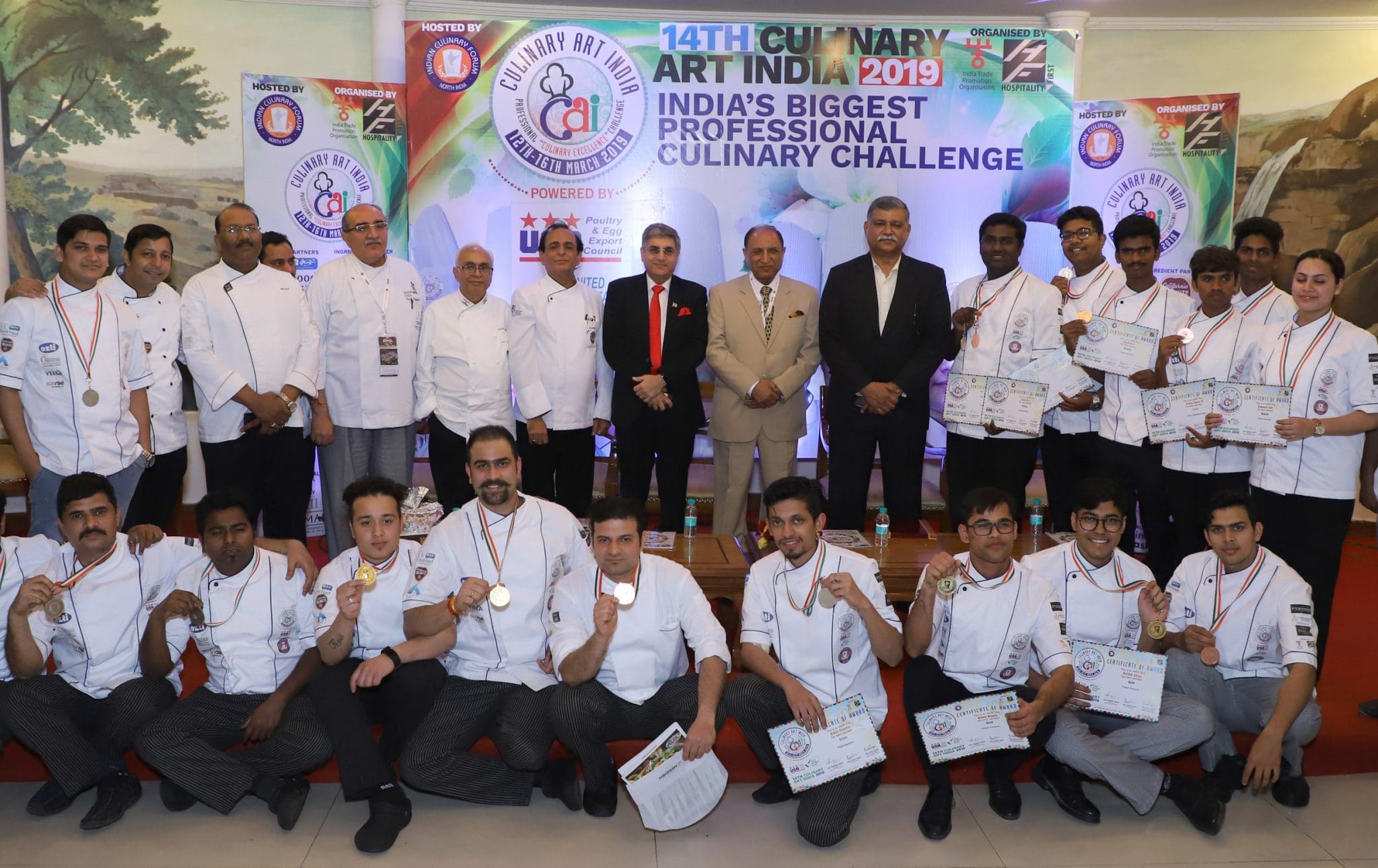 Indian Culinary Forum honoured the winners of Culinary Art India, 2019