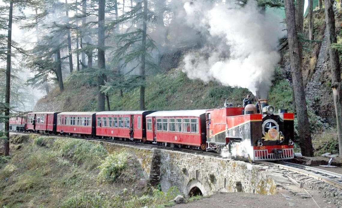 113-year steam locomotive engine revived on great Shimla-Kalka Heritage ...