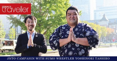 JNTO teams up with famous Sumo star to continue #GoodnessofJapan campaign
