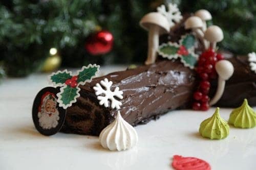 A super Christmas Yule Log by Exec Pastry Chef Rashna Elavia