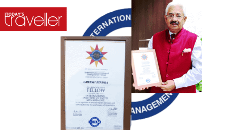 Greesh Bindra elected as a distinguished Fellow of the IIHM