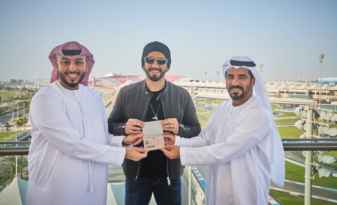 Yas Island’s brand ambassador super star Ranveer Singh receives UAE ...