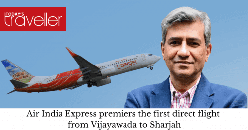 Air India Express premiers first direct flight - Vijayawada to Sharjah ...