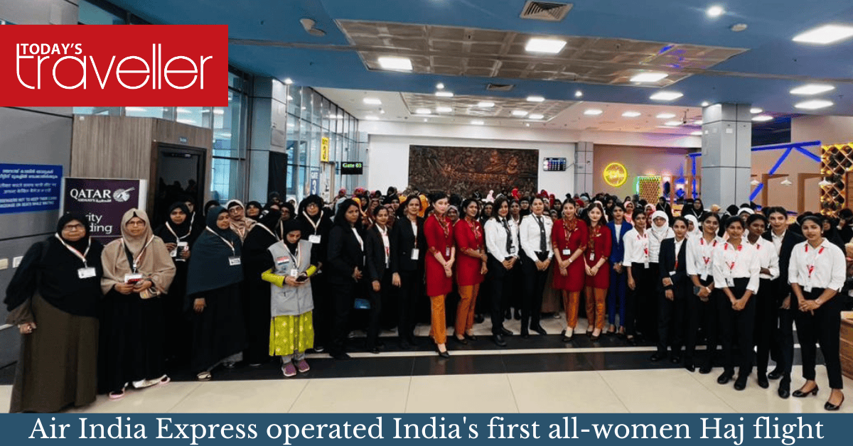 Air India Express makes history with India's 1st all-women Haj flight ...