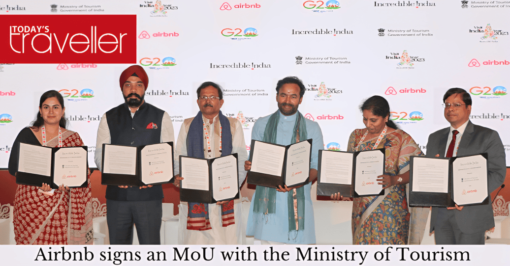 Airbnb signs an MoU with the Ministry of Tourism to showcase India’s great heritage