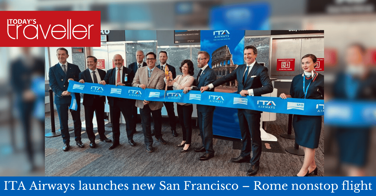 ITA Airways launches 3 weekly new San Francisco - Rome nonstop flight ...