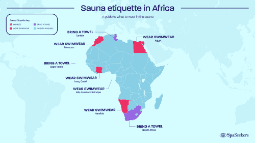 New Sauna Global Map of 84 countries reveal what to wear as spa lovers ...