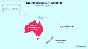 New Sauna Global Map of 84 countries reveal what to wear as spa lovers ...