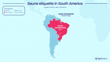 New Sauna Global Map of 84 countries reveal what to wear as spa lovers ...