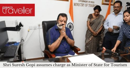 Shri Suresh Gopi assumes charge as new Minister of State for Tourism on 11 June 2024
