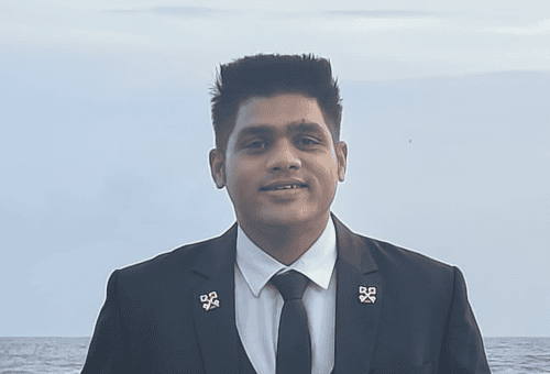 Elvin Tony Coutinho as Head Concierge at Amaraanth India