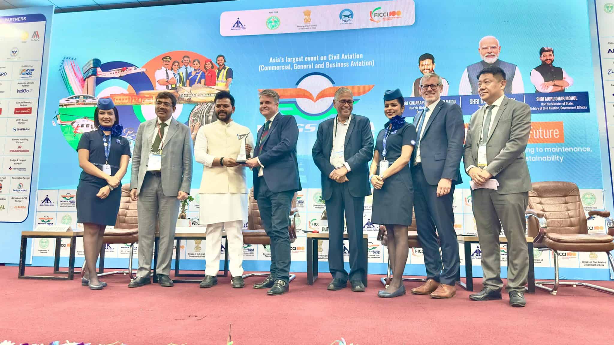 IndiGo named Best Aviation Service Provider at Wings India 2026